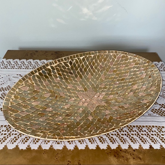 Kitchen | Gold Color Plate Display Plate | Poshmark